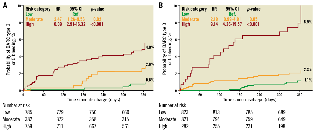 Assessing the performance of the PRECISE-DAPT and PARIS risk scores for ...