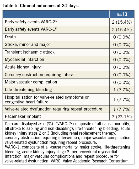 Thirty-day VARC-2 and performance data of a new self-expanding ...